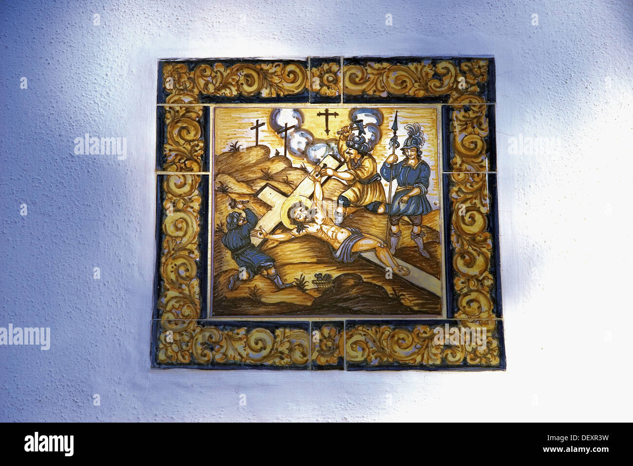 Religious Scene On Ceramic Tiles High Resolution Stock Photography and ...
