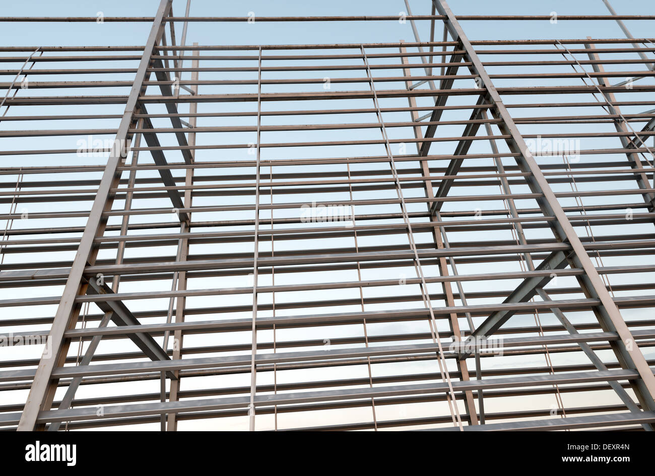 Structural steel framework Stock Photo - Alamy