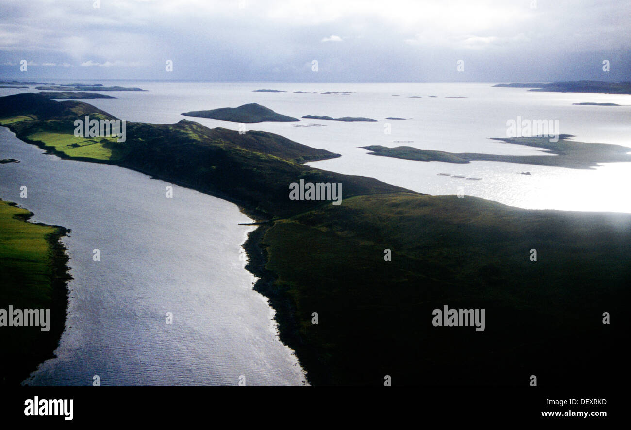 Shetland isles lerwick aerial hi-res stock photography and images - Alamy