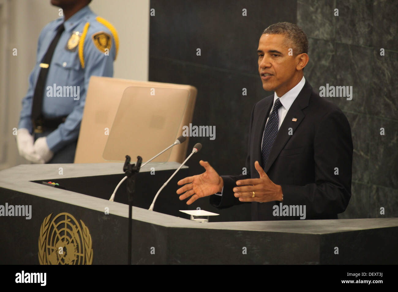 New York, USA. 24th Sep, 2013. United States President Barack Obama ...