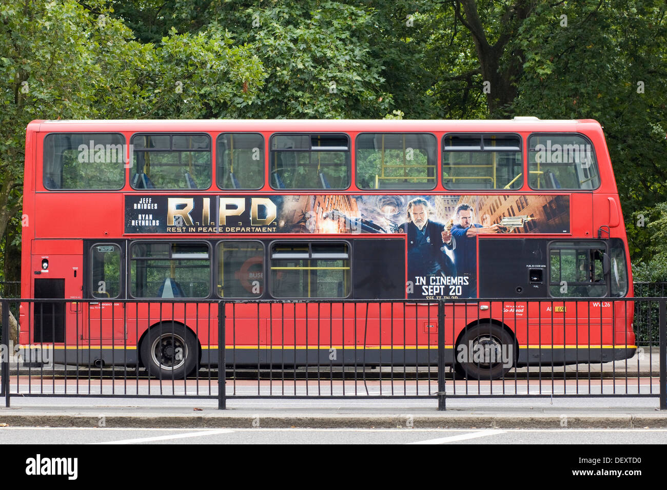 London bus stop advertising hi-res stock photography and images - Alamy