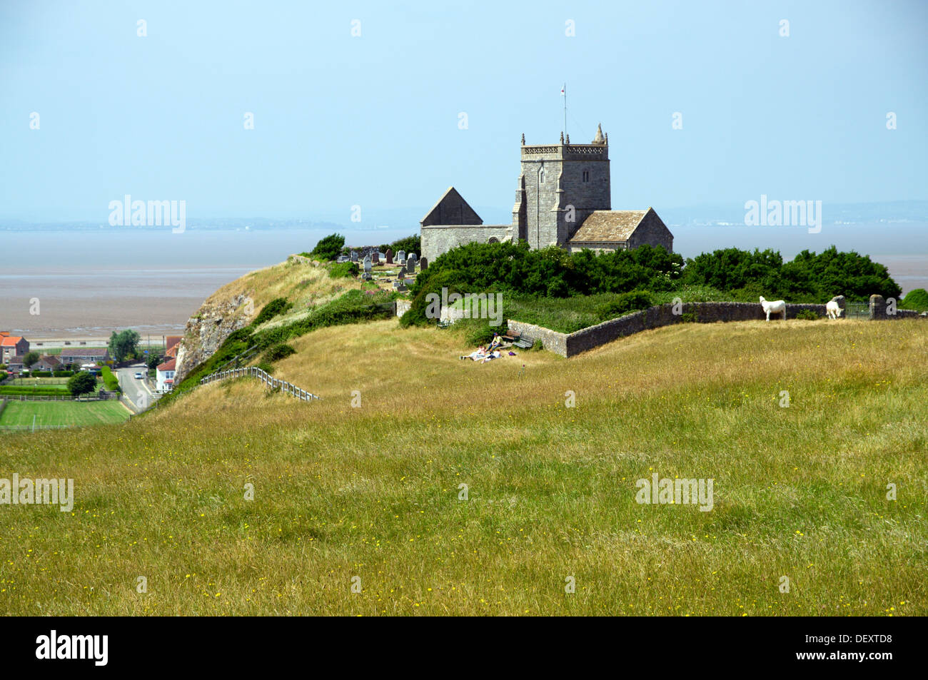 St Nicholas Church, Uphill, Weston-Super-Mare, Somerset, England Stock ...