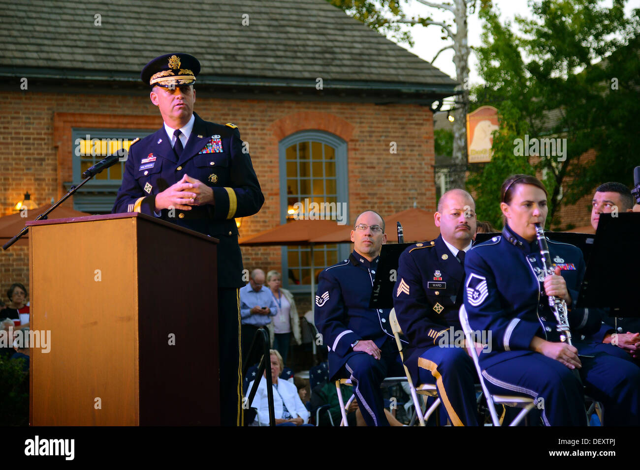 U.S. Army Lt. Gen. David D. Halverson, Training and Doctrine Command deputy commanding general ...