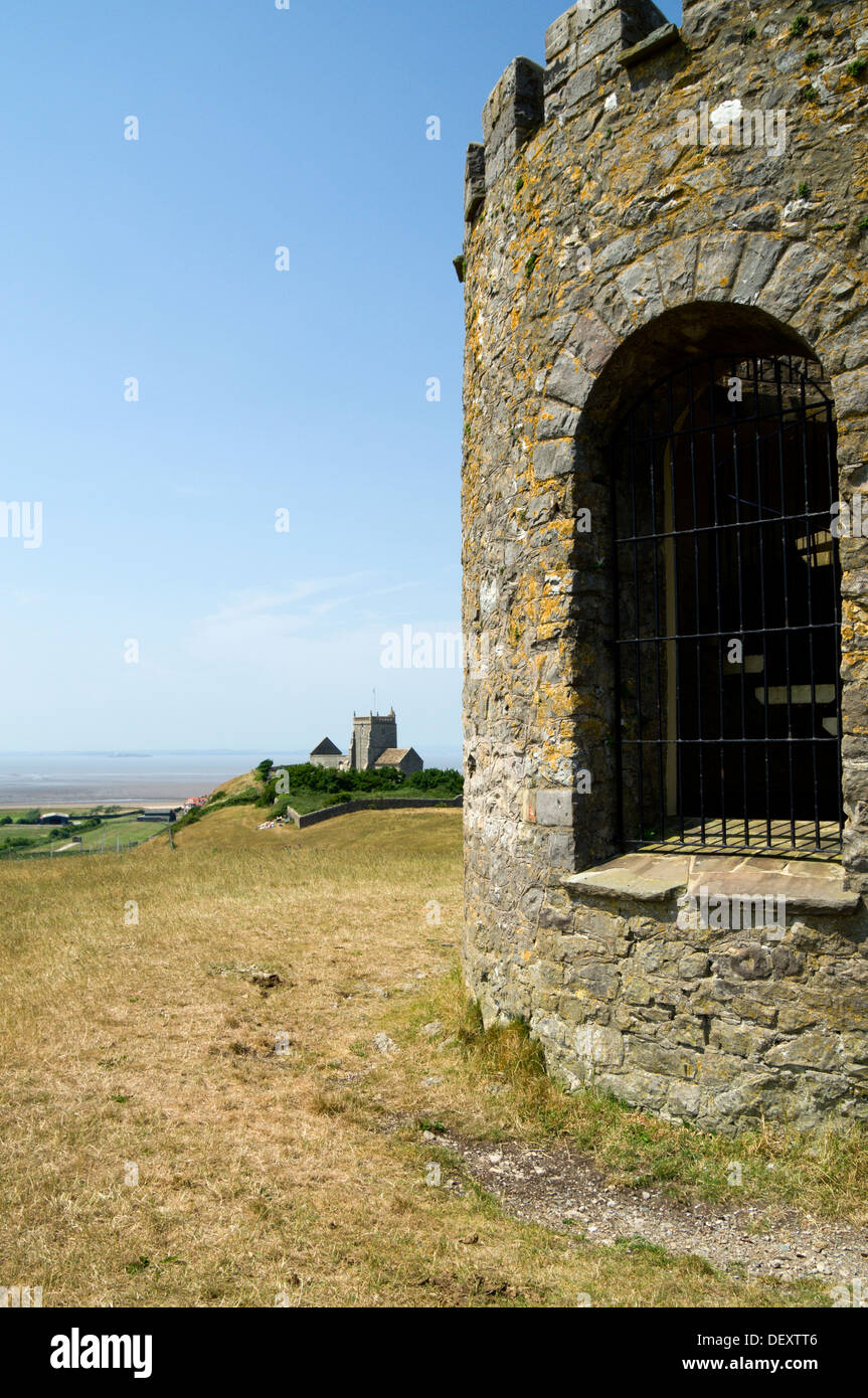 St Nicholas Church, Uphill, Weston-Super-Mare, Somerset, England Stock ...