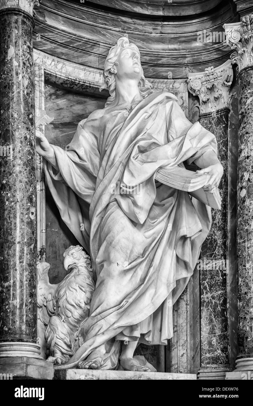 Apostle saint john Black and White Stock Photos & Images - Alamy