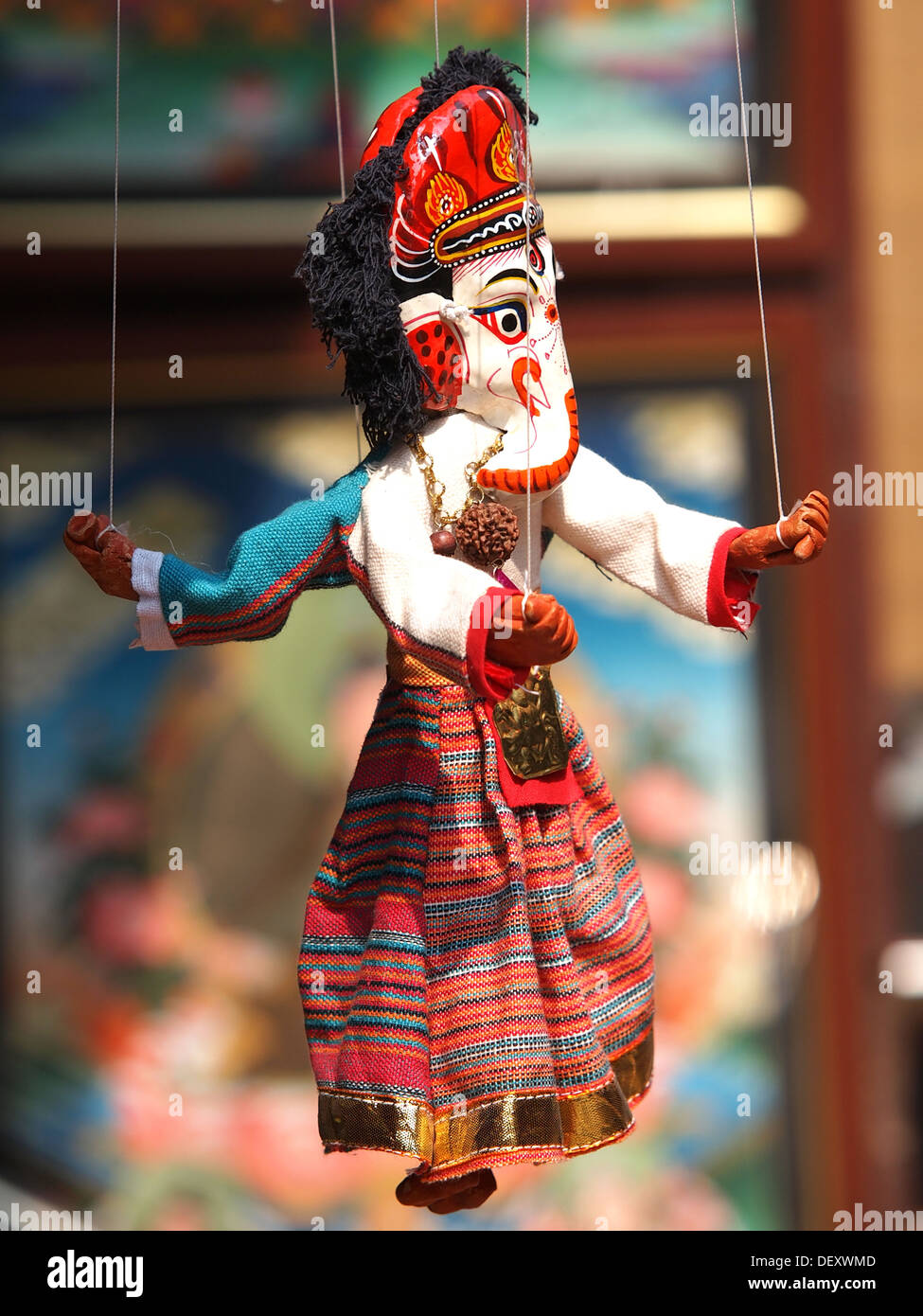puppet of god Ganesh in Nepal Stock Photo - Alamy