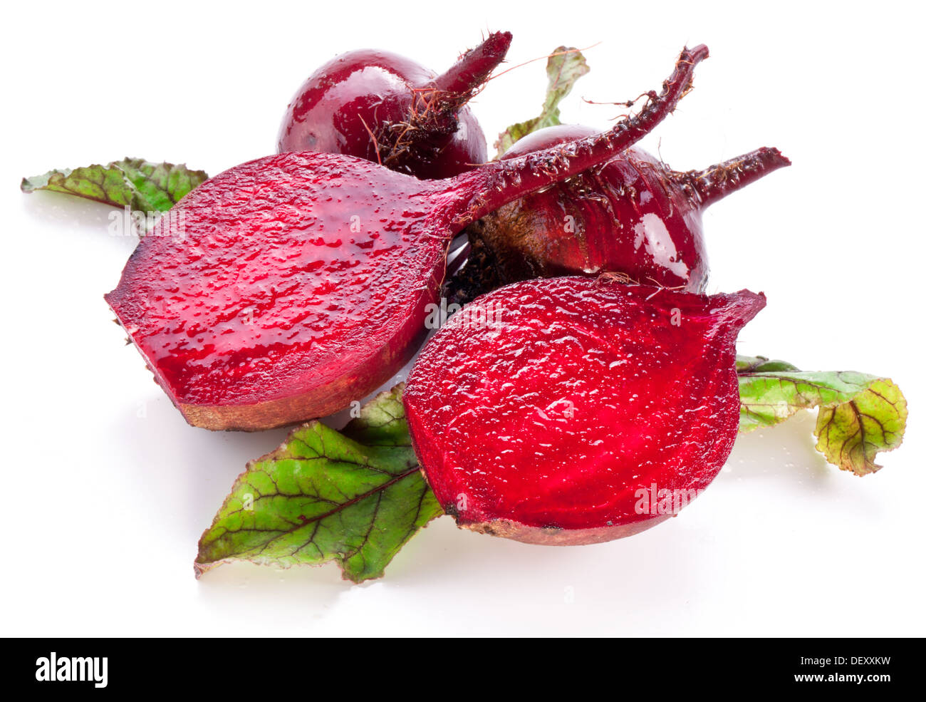 Beet roots isolated on white background Stock Photo - Alamy