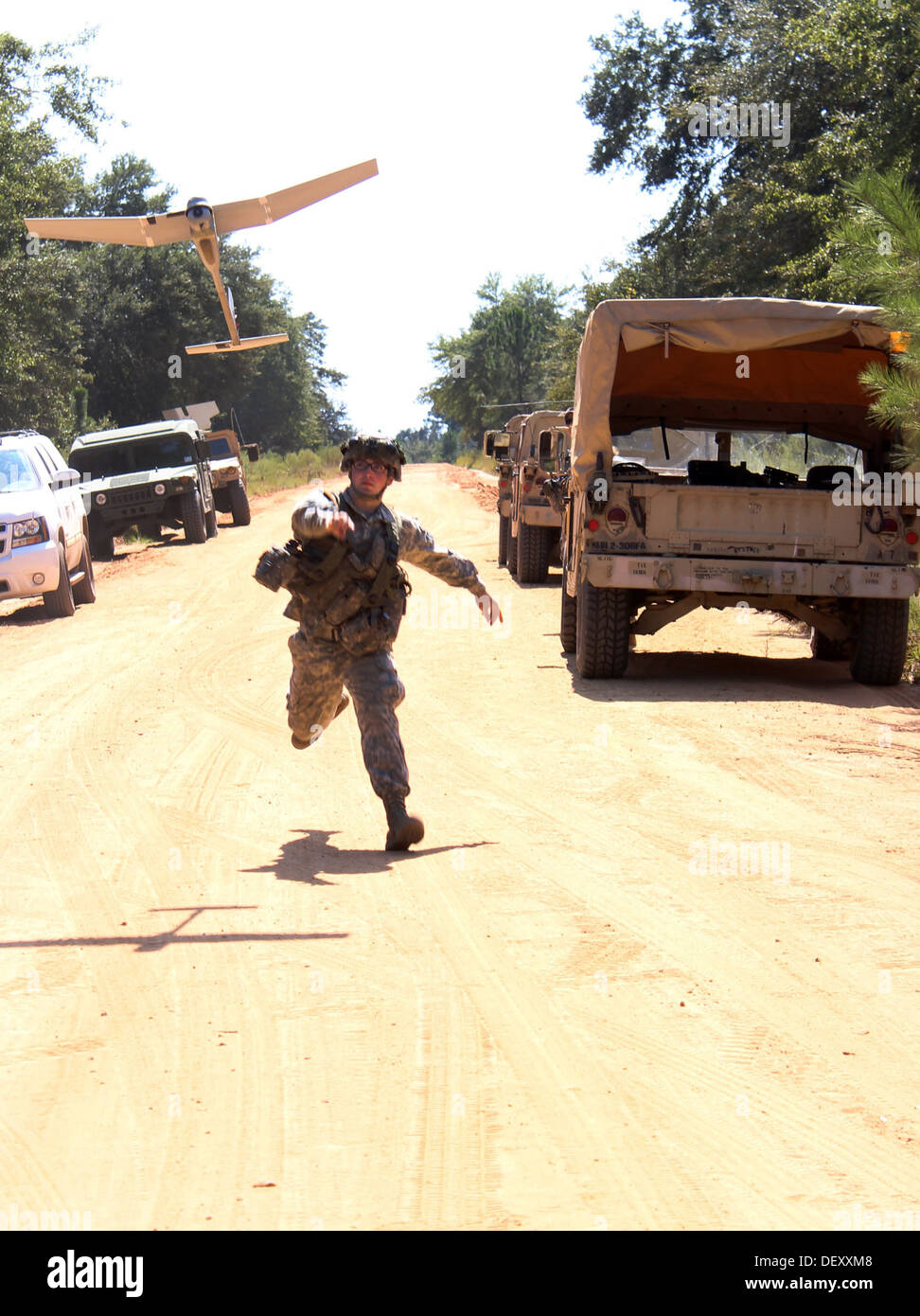 Unmanned aerial vehicle operator hi-res stock photography and images ...