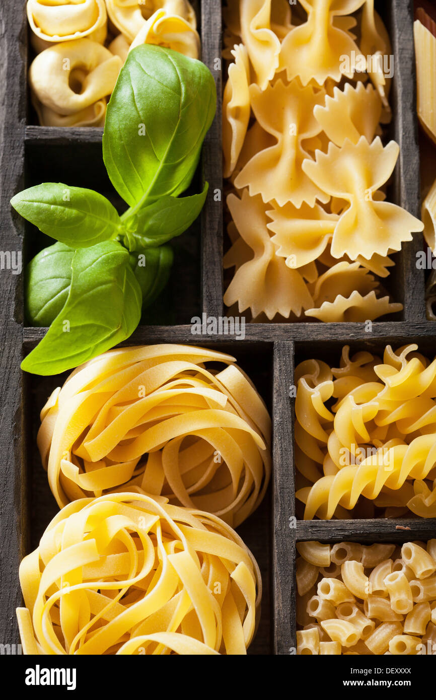 Pasta collection hi-res stock photography and images - Alamy