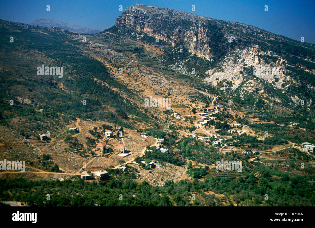 Lebanon Lebanese Mountains Stock Photo - Alamy