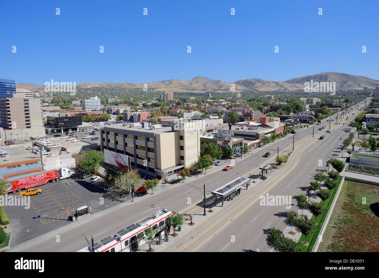 Street and Salt Lake Community College, Salt Lake City, Utah, USA Stock ...