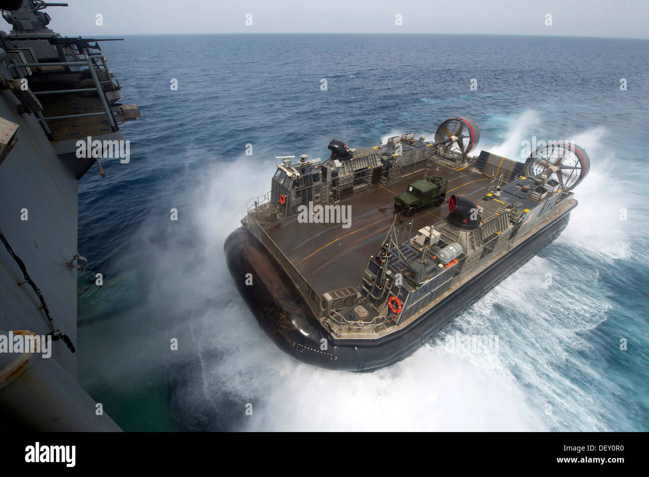 landing craft air cushion (LCAC) from Assault Craft Unit (ACU) Four ...