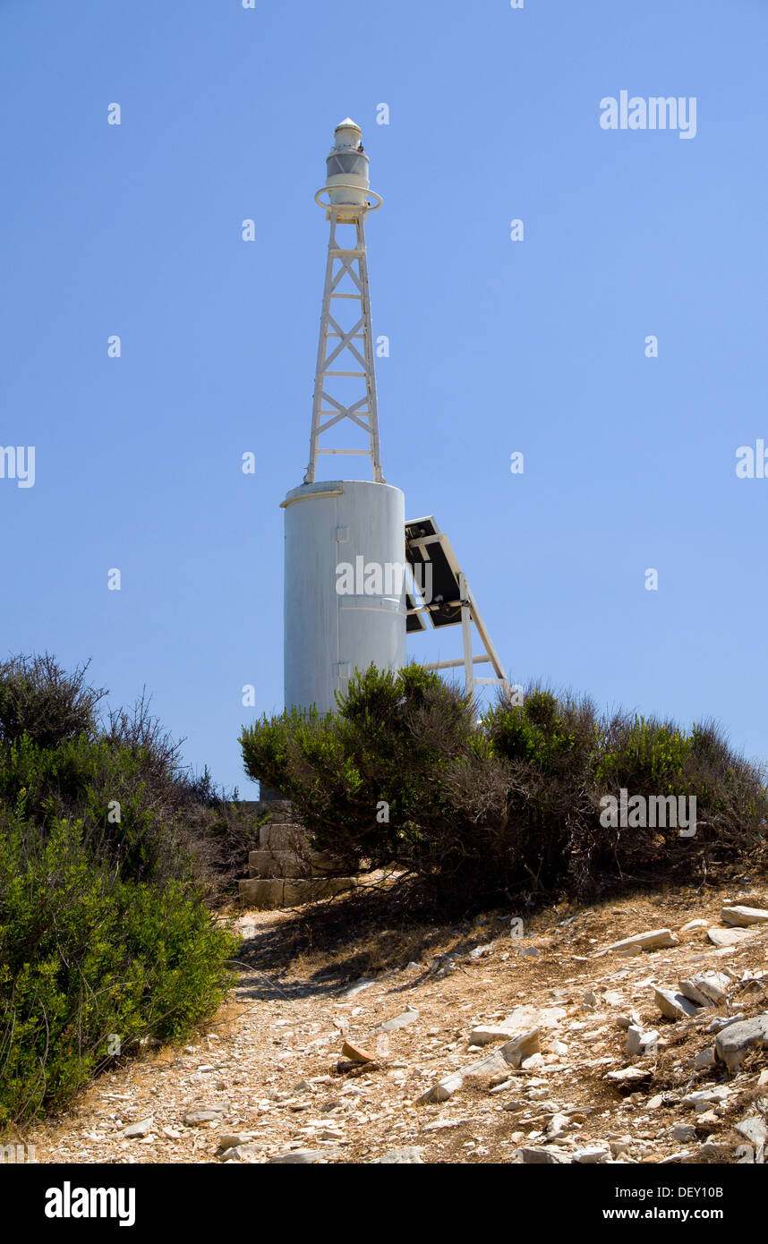 Fanari Lighthouse, Atherinos Bay, Meganisi island, Lefkas, Ionian ...
