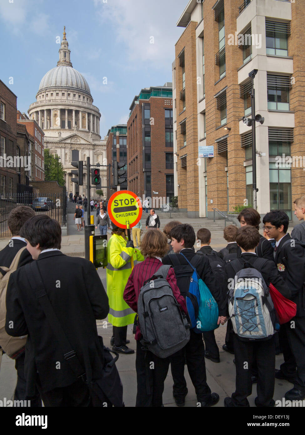 Lollipop lady school hi-res stock photography and images - Alamy