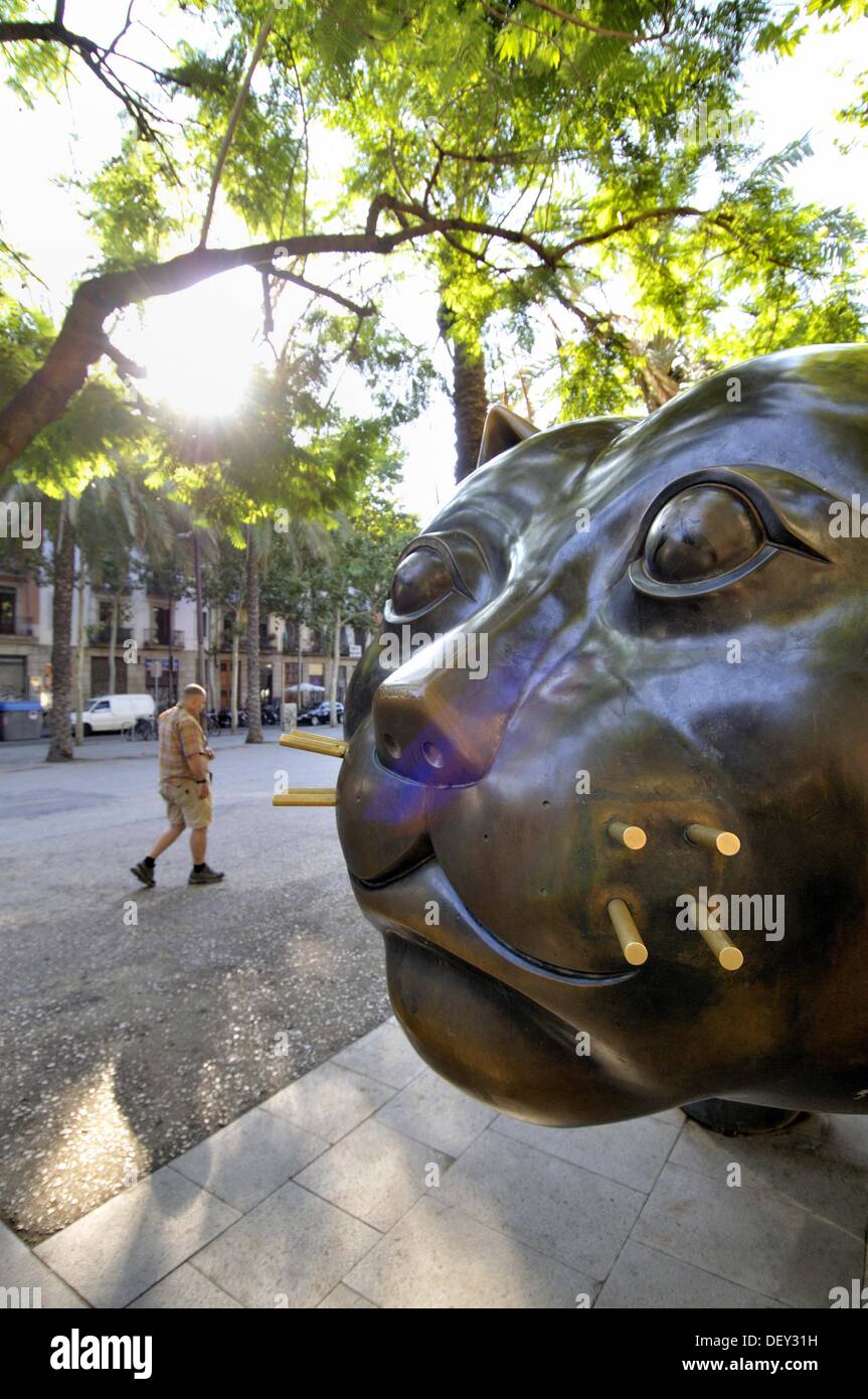 Raval cat sculpture hi-res stock photography and images - Alamy