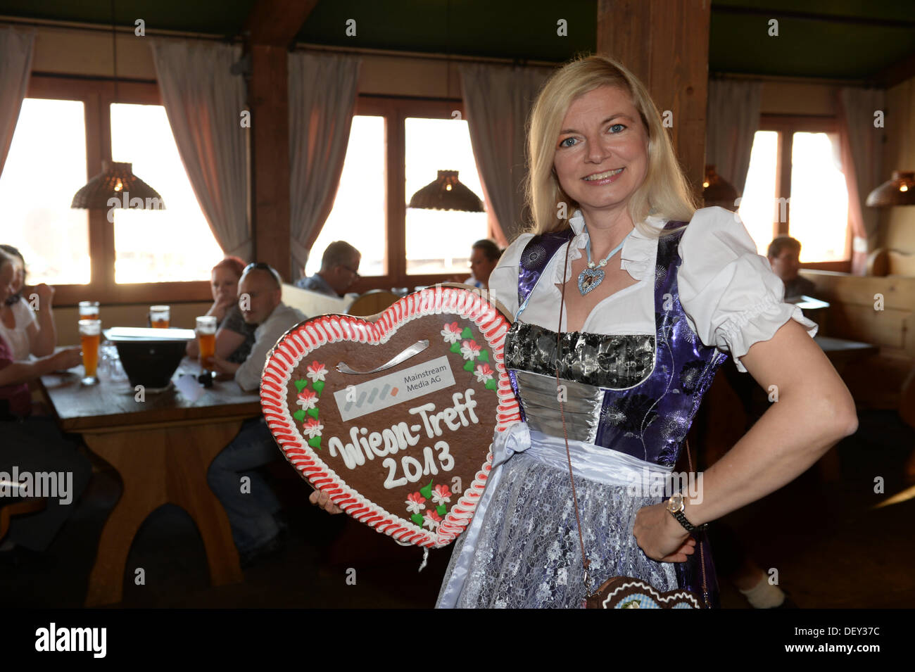 Munich, Germany. 24th Sep, 2013. Actress Michaela Merten at the Promi ...