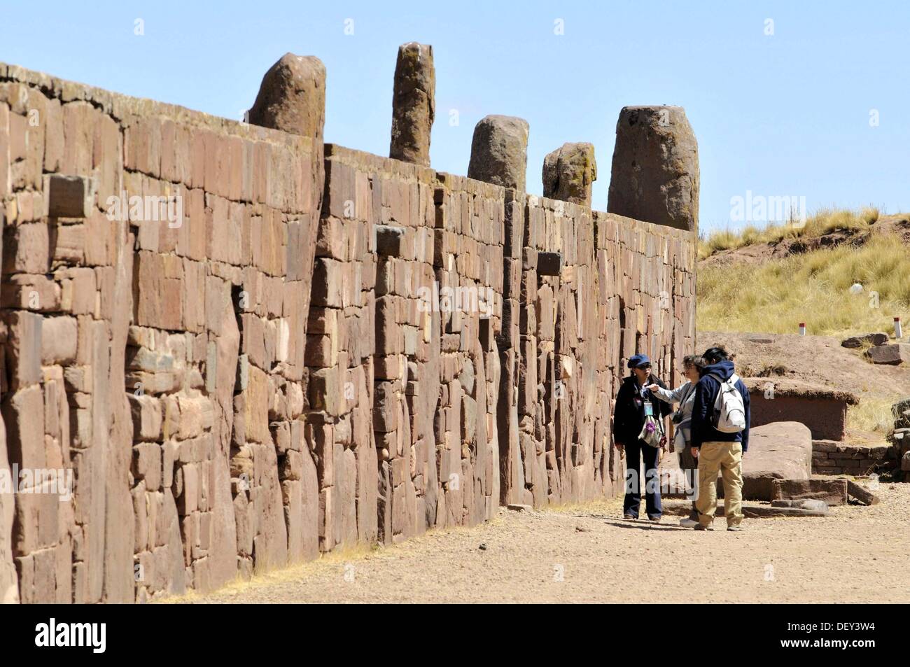 Tiahuanaco Tiahuanacu Western Bolivia High Resolution Stock Photography ...