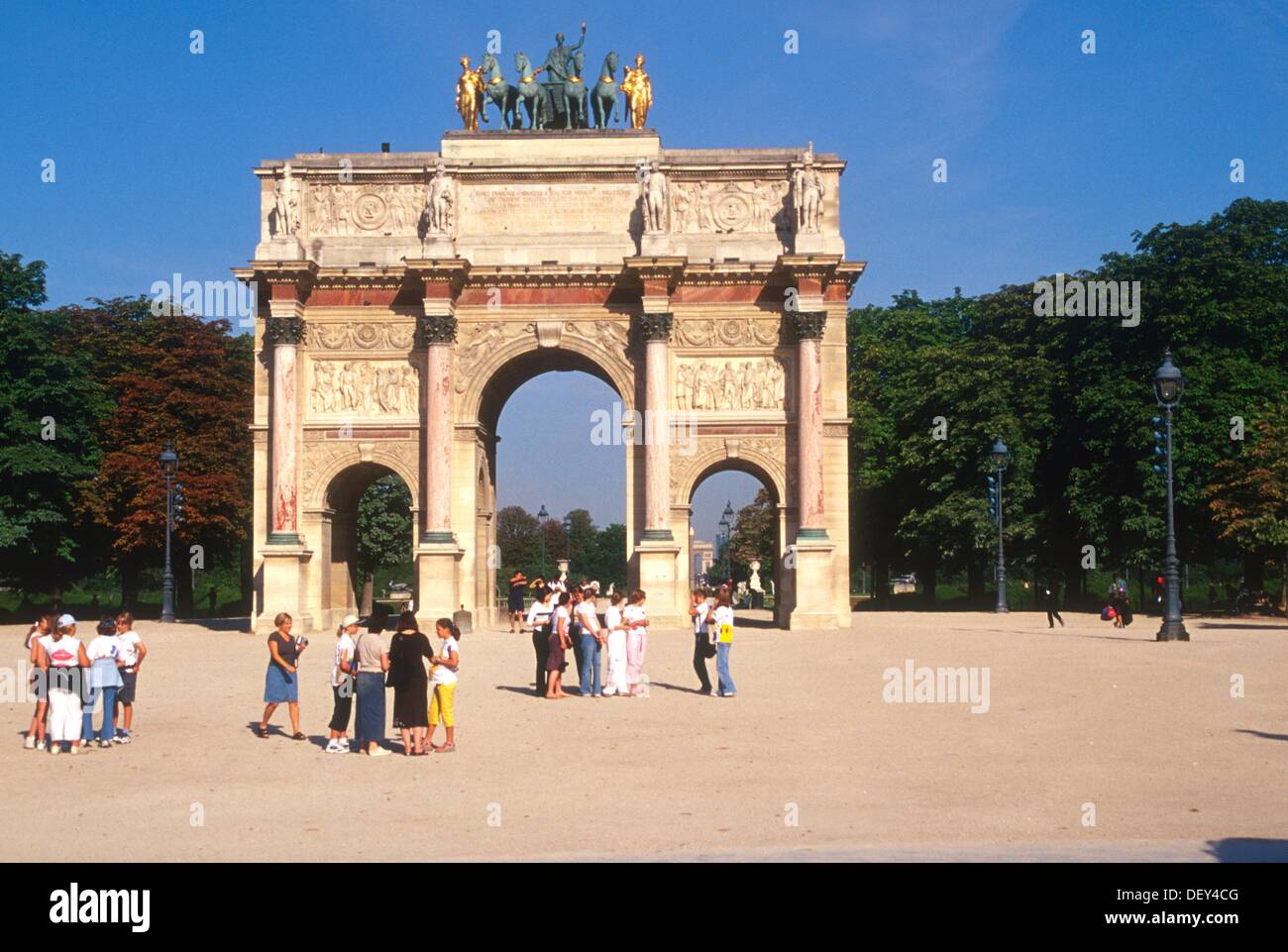 Tuileries arc de triomphe du carousel hi-res stock photography and ...