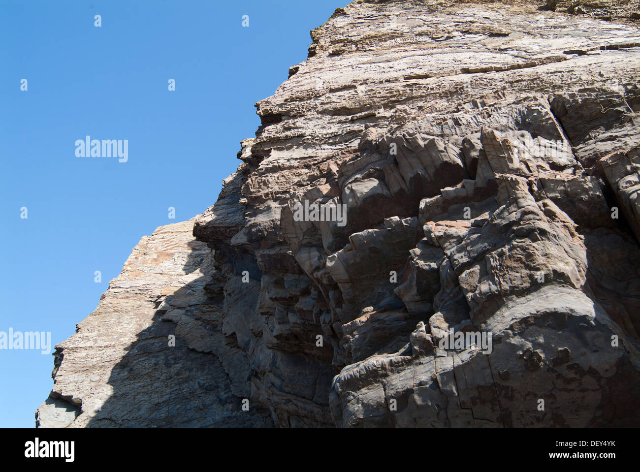 Rock Structures Devon Stock Photo - Alamy