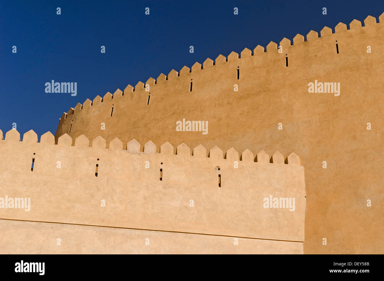 Rustaq Fort, Rustaq, Al Batinah, Oman Stock Photo - Alamy