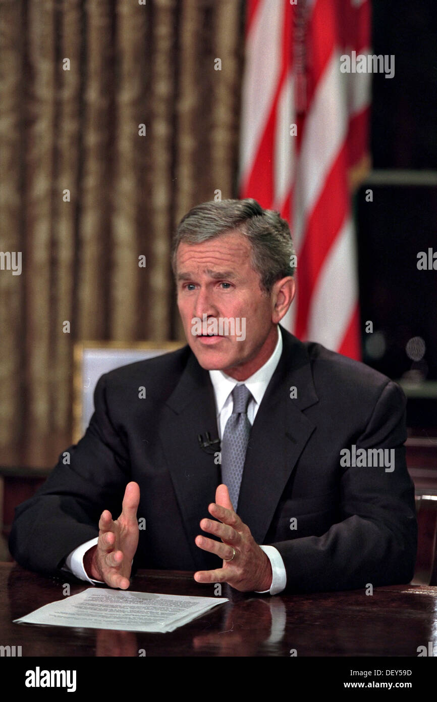 George w bush september 11 address hi-res stock photography and images ...