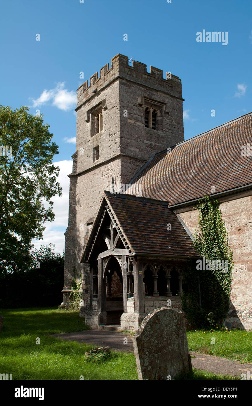 St. Peter`s Church, Flyford Flavell, Worcestershire, England, UK Stock ...