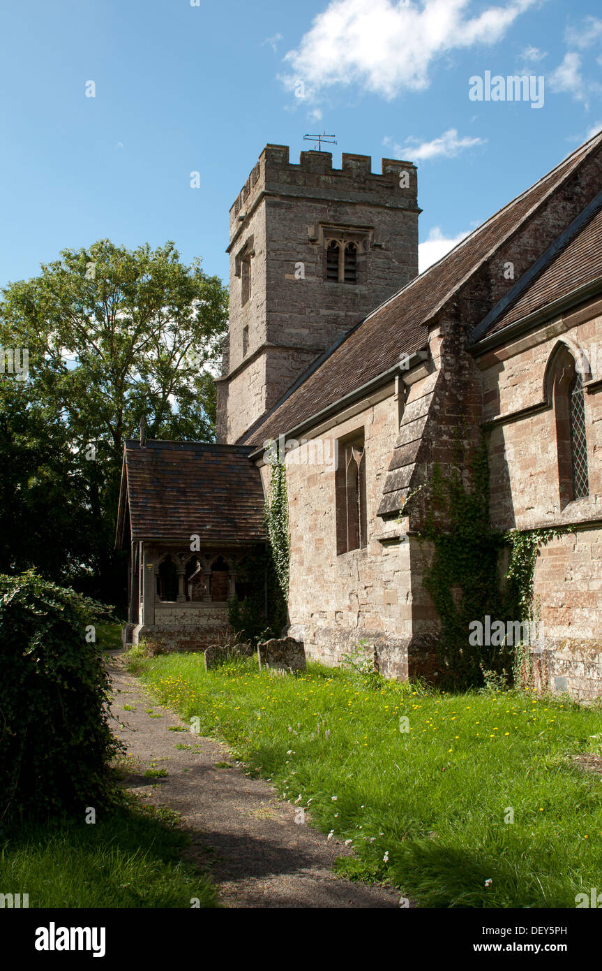 St. Peter`s Church, Flyford Flavell, Worcestershire, England, UK Stock ...