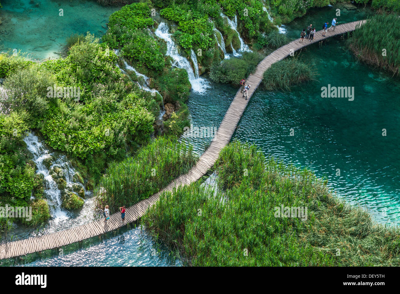 Plitvice lakes national park waterfall hi-res stock photography and ...
