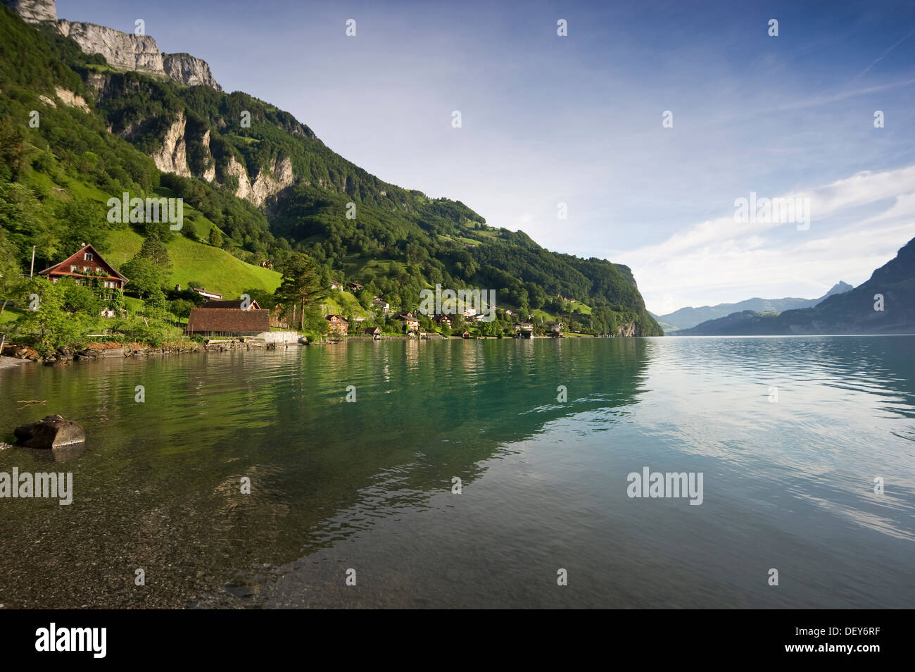 Bauen lake lucerne uri switzerland hi-res stock photography and images ...