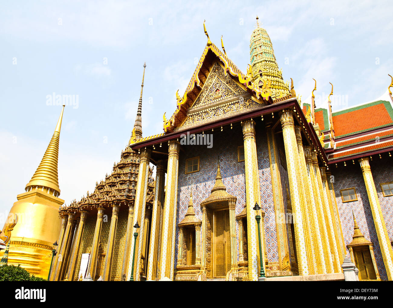 Wat Phra Kaew tourism travel in bangkok , thailand Stock Photo - Alamy