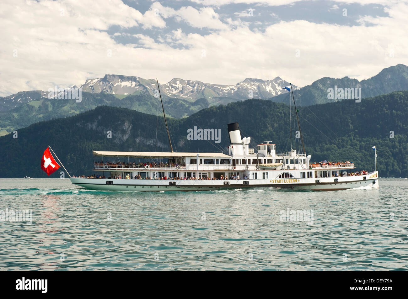 National flag lake lucerne hi-res stock photography and images - Alamy