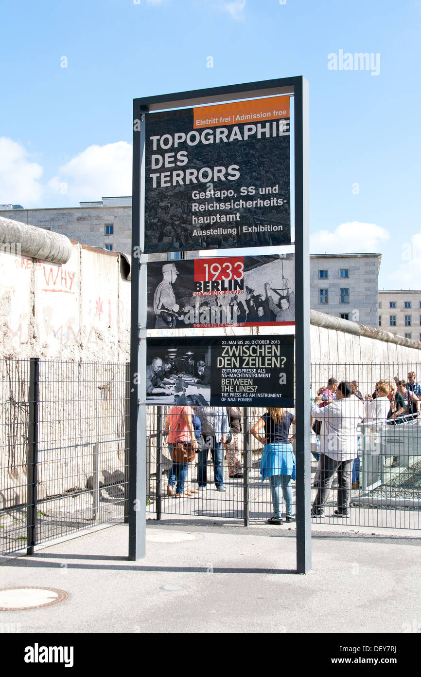 Topography of terror museum berlin hi-res stock photography and images ...