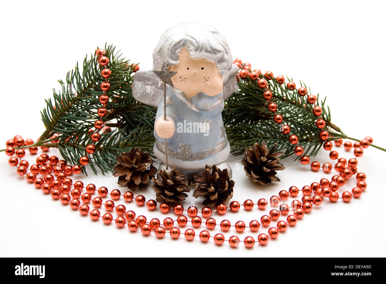 Christmas angel with chain Stock Photo - Alamy