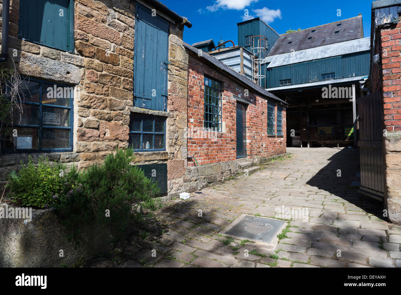 Caudwell Mill a historic 19th century working flour mill on the River ...