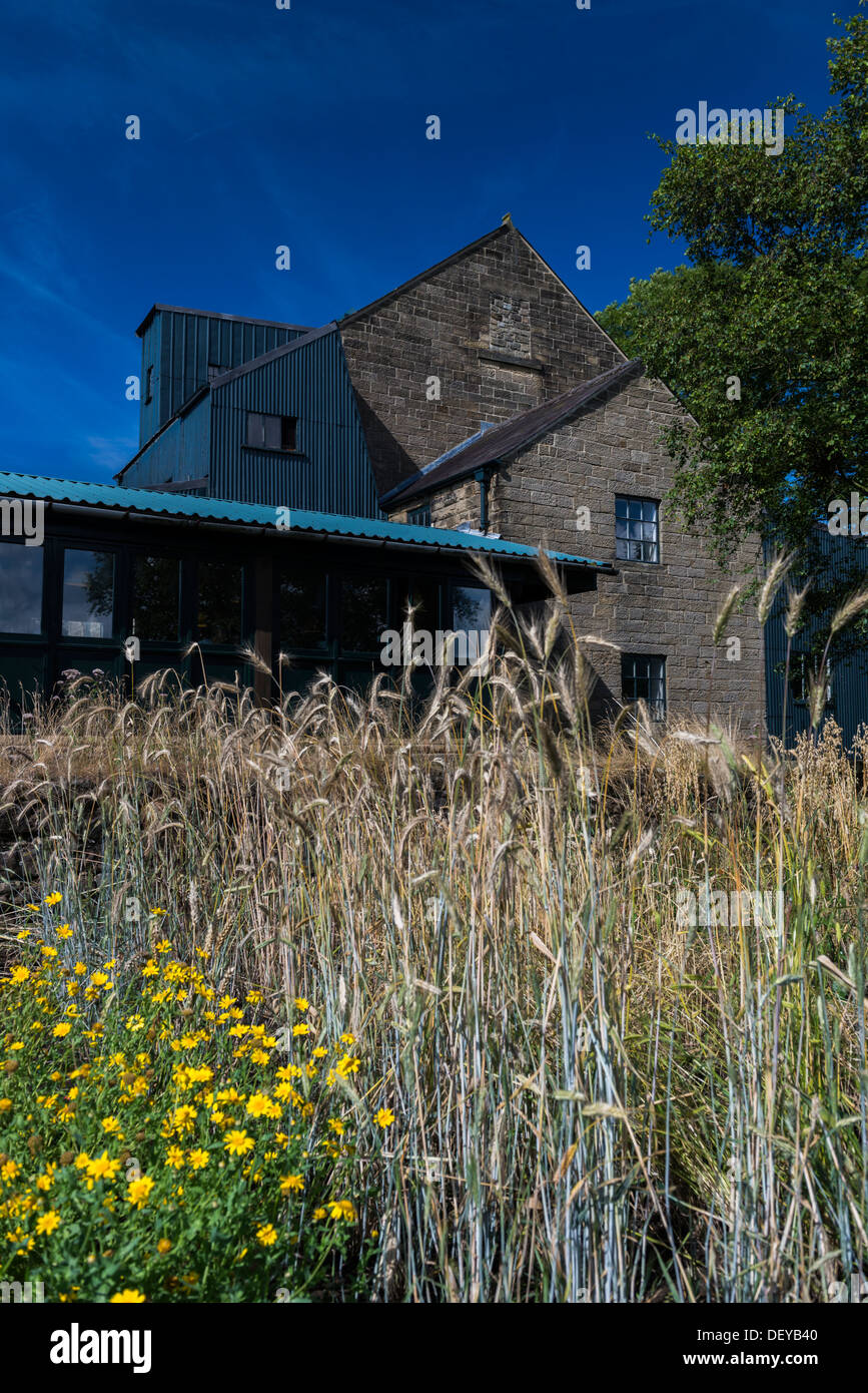 Caudwell Mill a historic 19th century working flour mill on the River ...