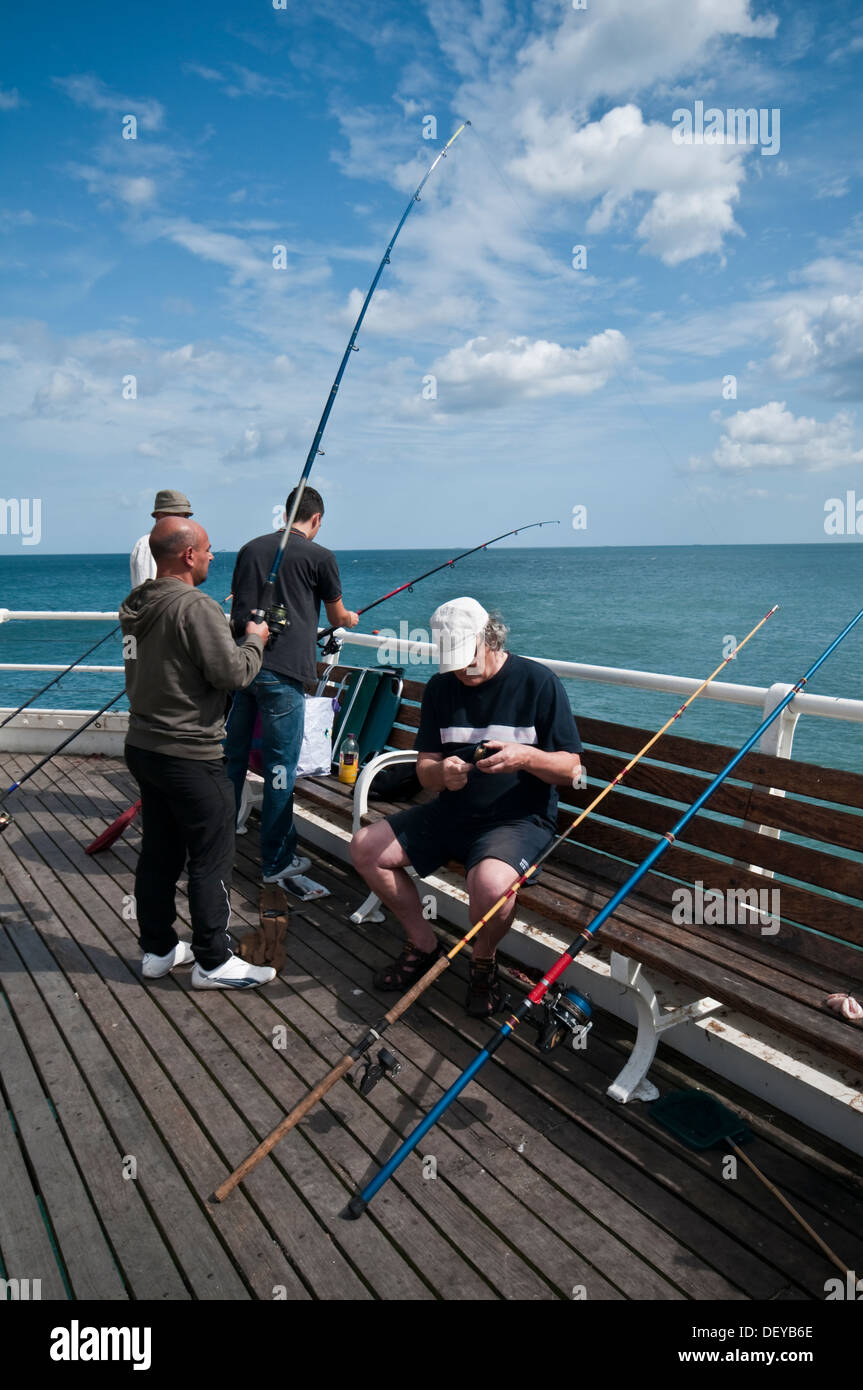 Cromer pier fishing hi-res stock photography and images - Alamy