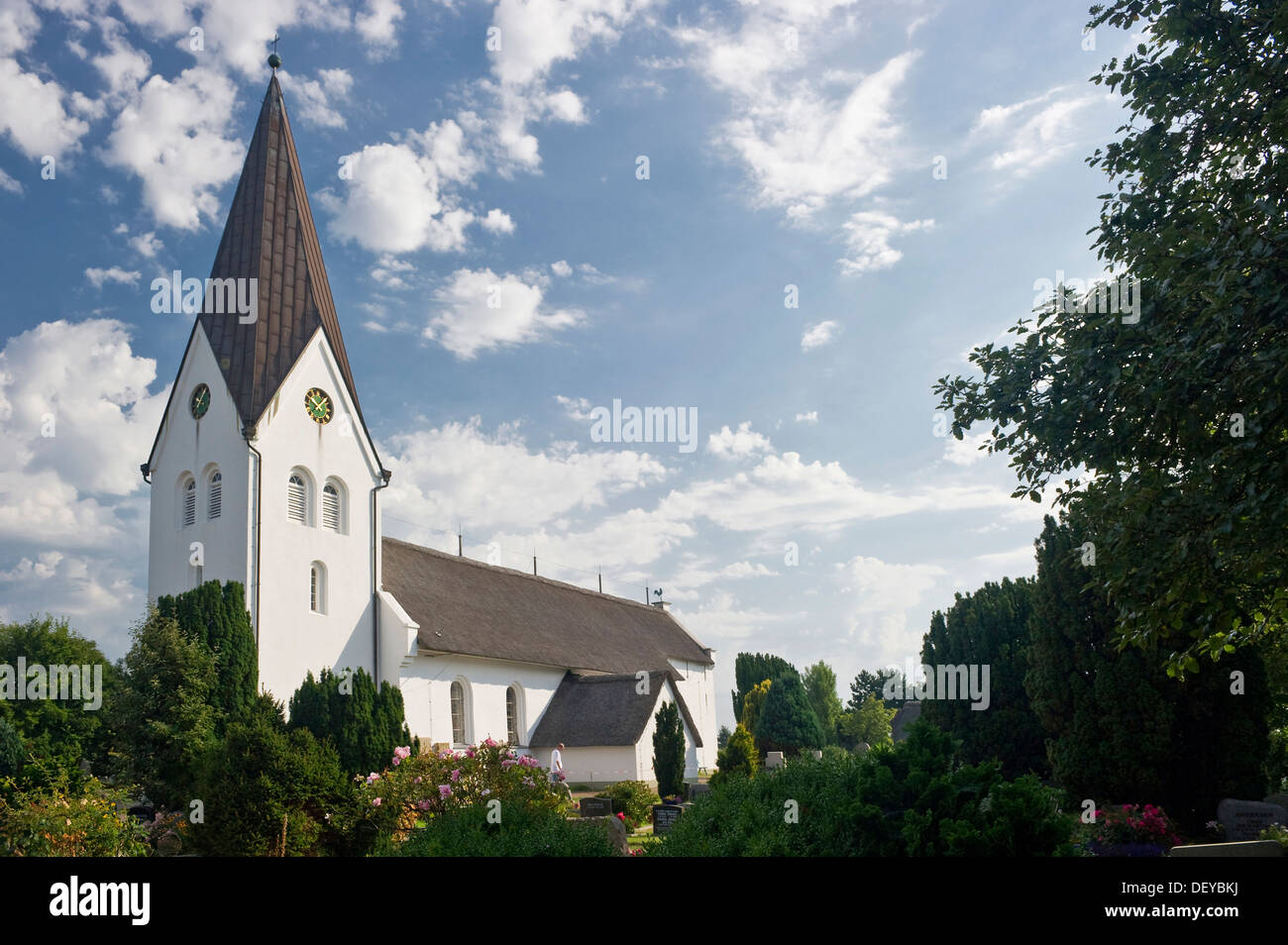 Church of St Clemens, Nebel, Amrum, North Frisian Islands, Schleswig ...