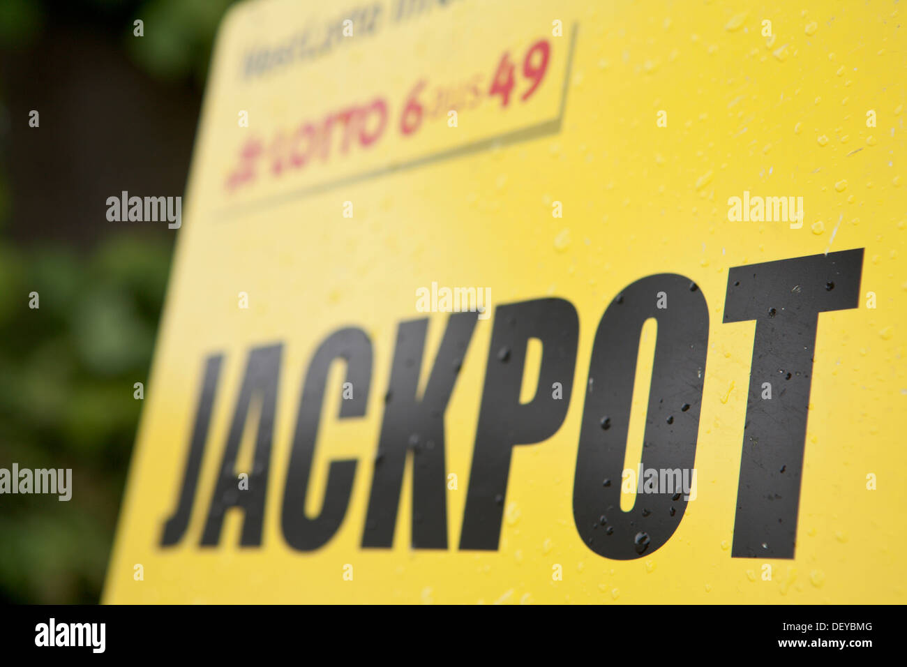 Jackpot sign hi-res stock photography and images - Alamy
