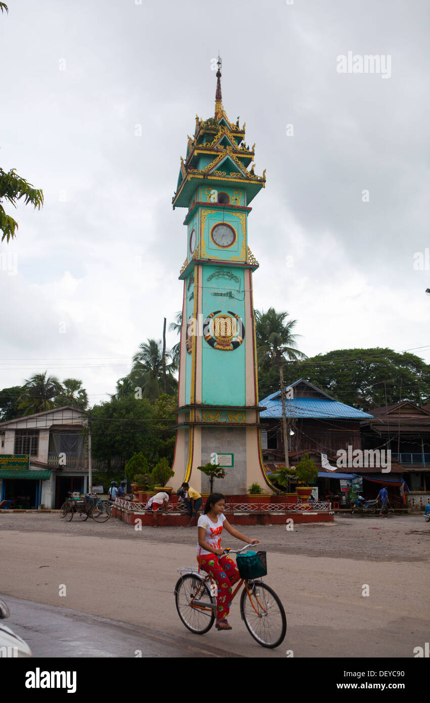Myanmar clock tower hi-res stock photography and images - Alamy