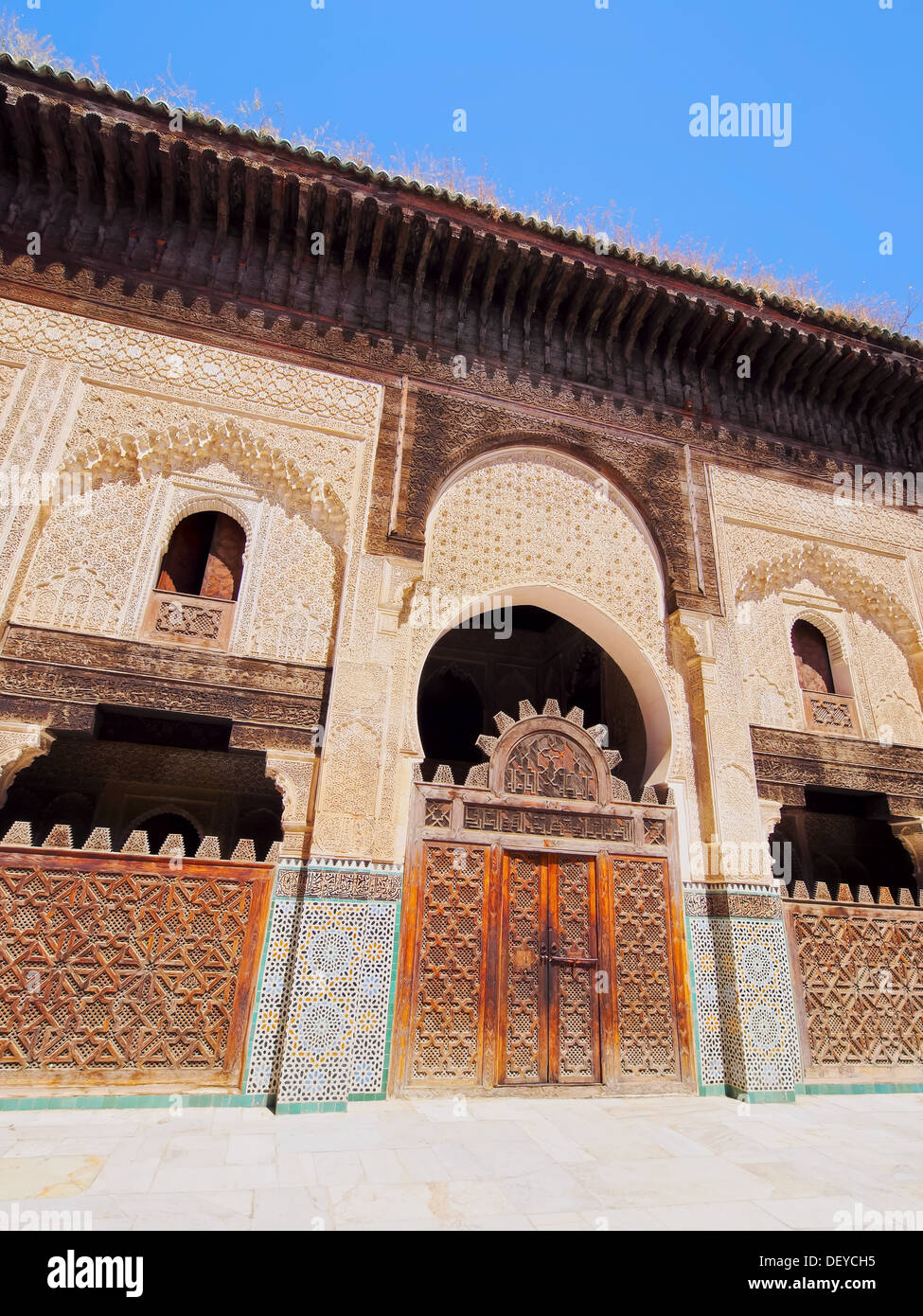 The Bou Inania Madrasa built by the Marinid sultan Abu Inan Faris in ...