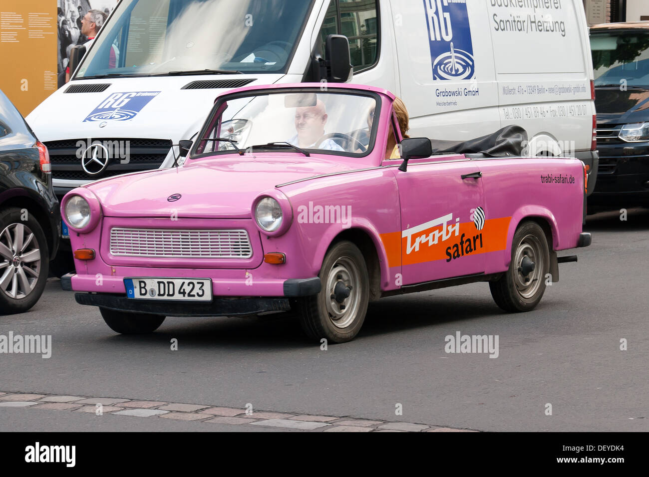 Summer Checkpoint Charlie Friedrichstrasse - Berlin Germany with a ...
