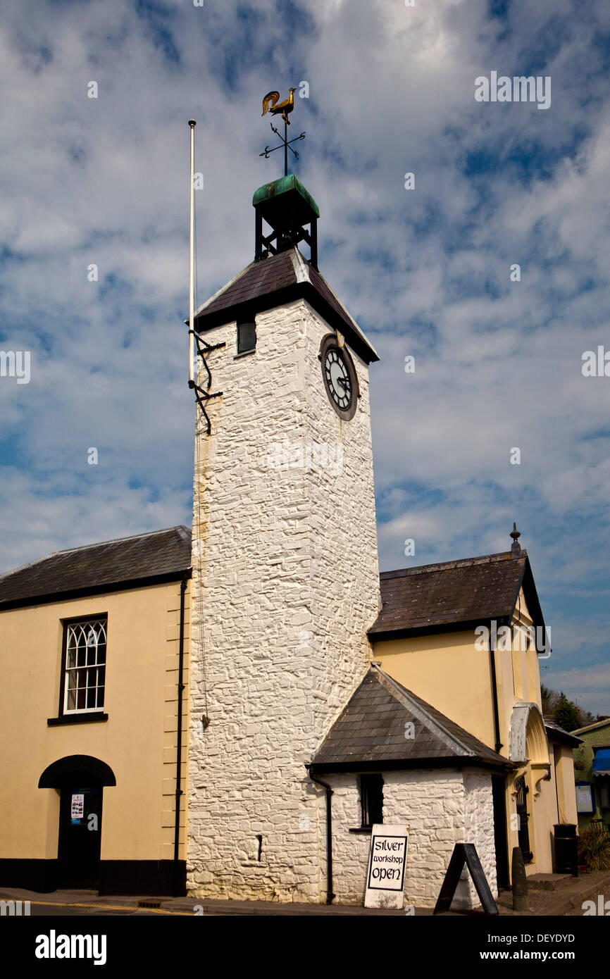 Laugharne town hall hi-res stock photography and images - Alamy