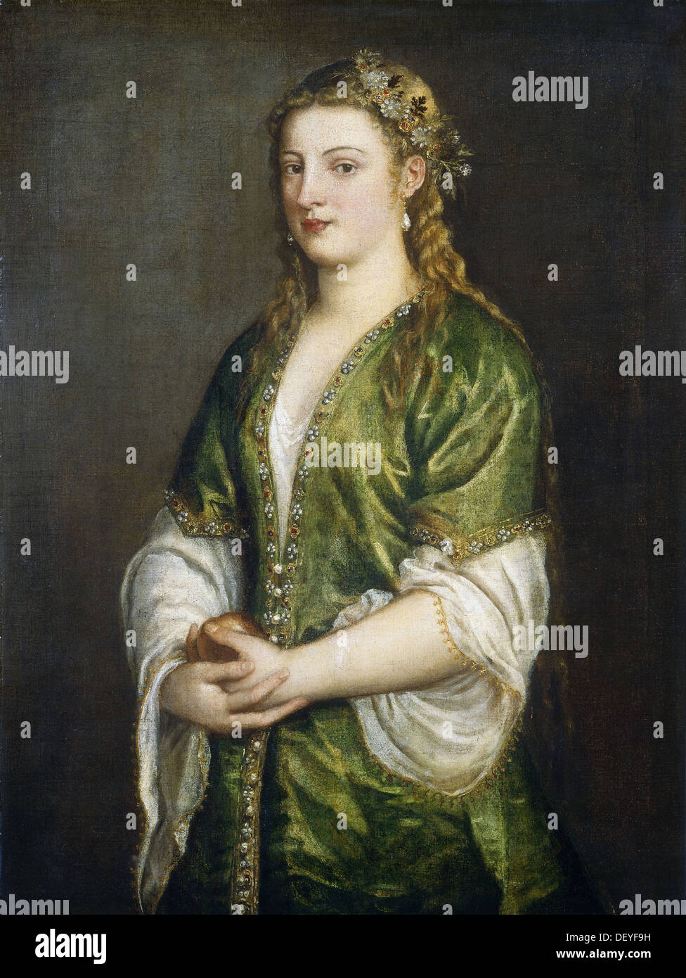 Tiziano Vecellio, known as Titian Portrait of a Lady - 1555 - National ...
