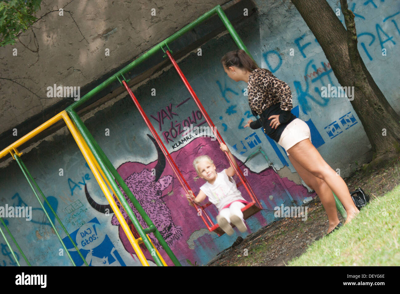 Children playing in the playground Stock Photo - Alamy