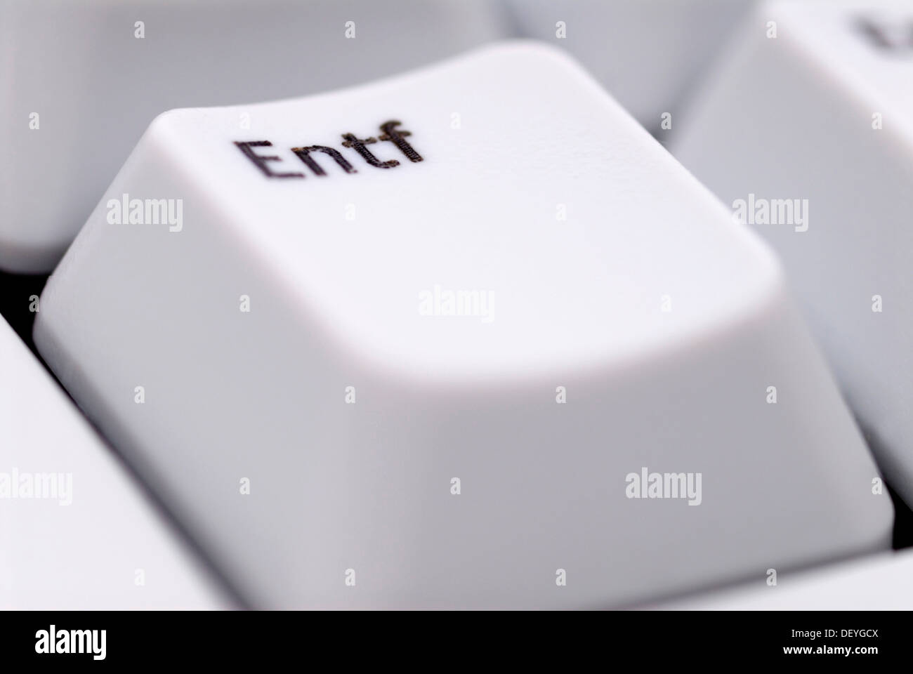 Delete key on a computer keyboard Stock Photo - Alamy