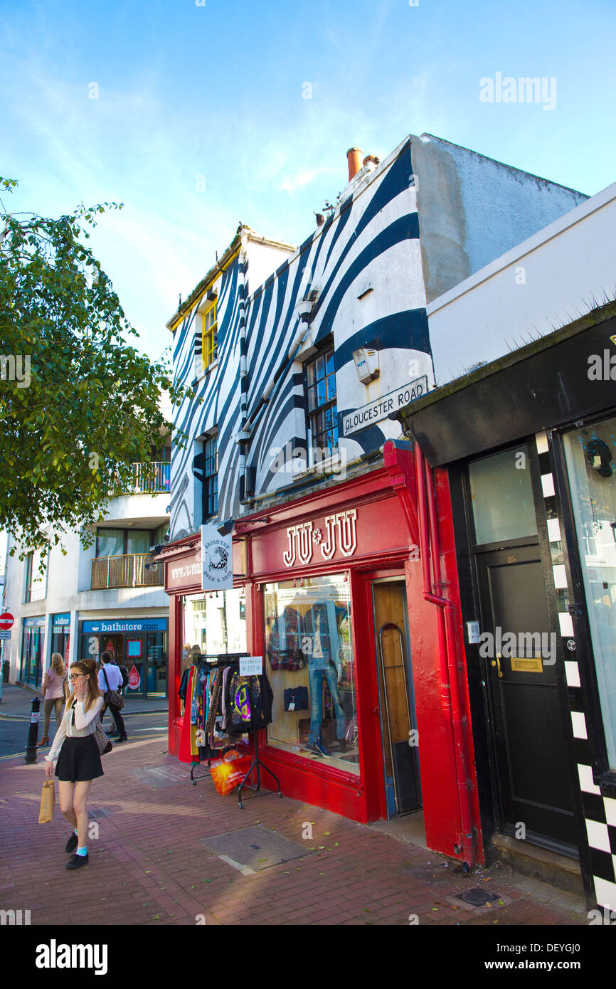 Ju Ju fashion boutique, North Laine, Brighton, East Sussex, England, UK ...