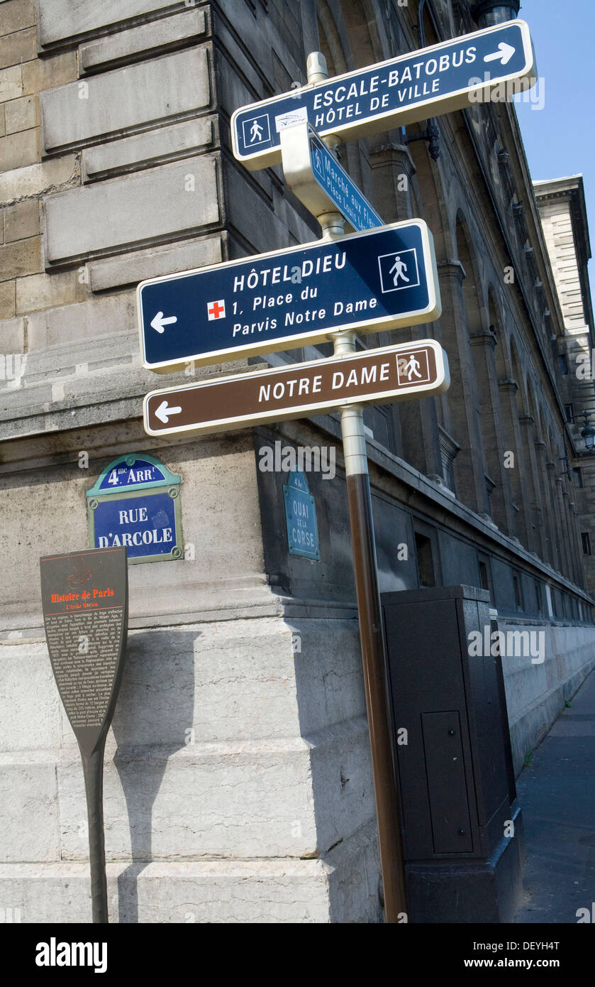 Signs, Paris, France Stock Photo - Alamy