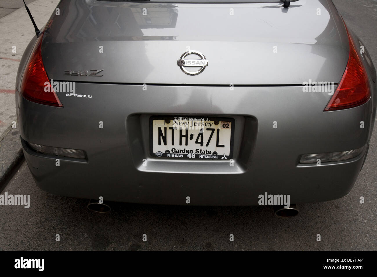 Back of a Nissan Japanese car, New York, USA Stock Photo - Alamy