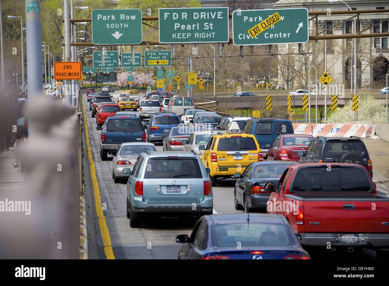 New york city traffic jam hi-res stock photography and images - Alamy