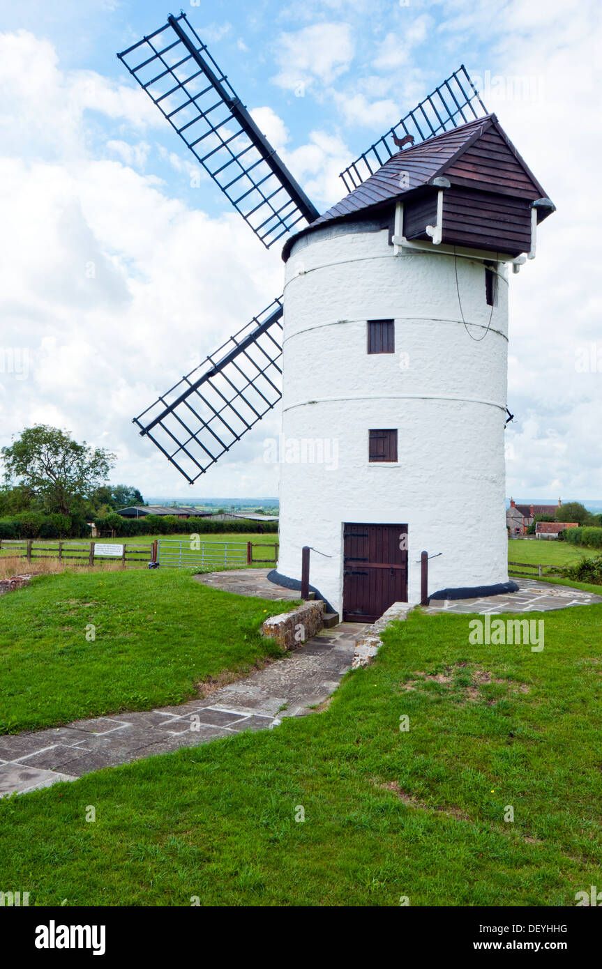 Ashton Windmill, Chapel Allerton, near Wedmore, Somerset Stock Photo ...
